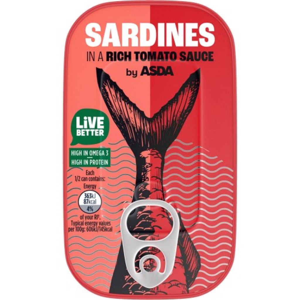 ASDA ESSENTIAL SARDINES IN TOMATOES – AAEUROPEANMARKET